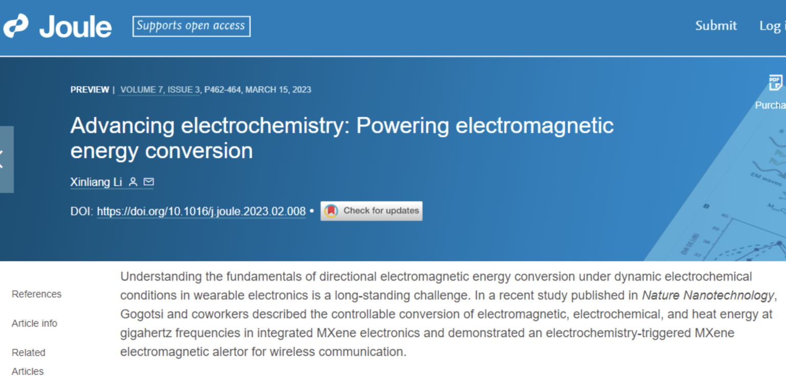 More MXenes and EMI Shielding Coverage – A.J. Drexel Nanomaterials Institute